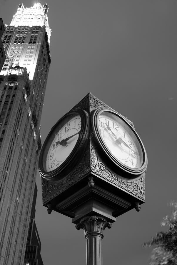 Antique Clock In City Picture. Image: 14503145