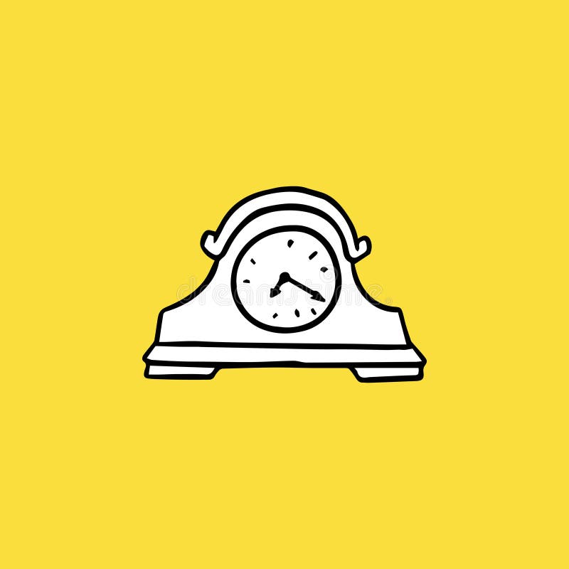 Antique Clock Drawing, Antique, Sketch and Vintage Stock Vector ...