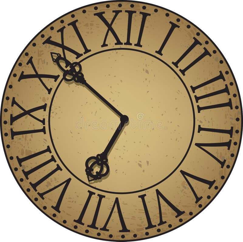 Clock-Face stock vector. Illustration of dial, hour, isolated - 8153562