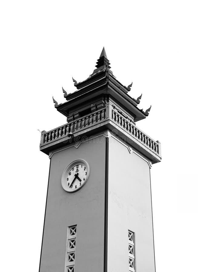 Antique clock tower stock photo. Image of detail, circle - 46454624