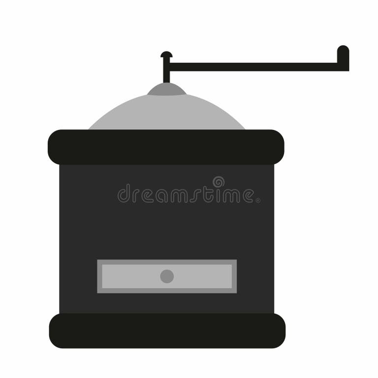 Antique Coffee Grinder, Symbol, Icon, Vector Stock Illustration ...