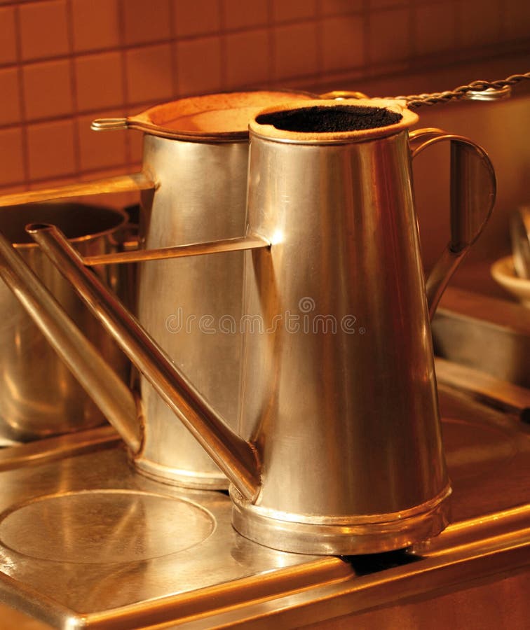Antique coffee maker stock image. Image of traditional - 90221023