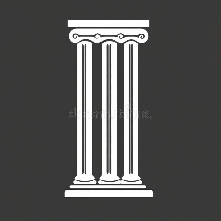 Antique Column Icon, Vector Illustration. Eps 10 Vector File Stock ...