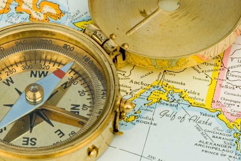 Antique Compass stock image. Image of traverse, navigation - 2790447