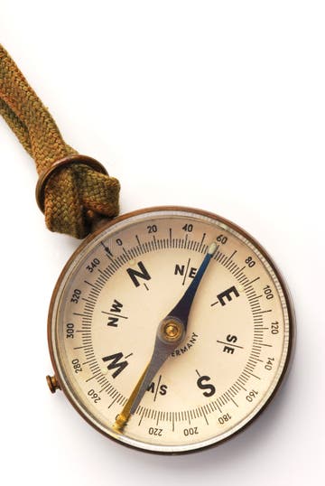 Antique compass face 2 stock image. Image of degrees, direction - 561285