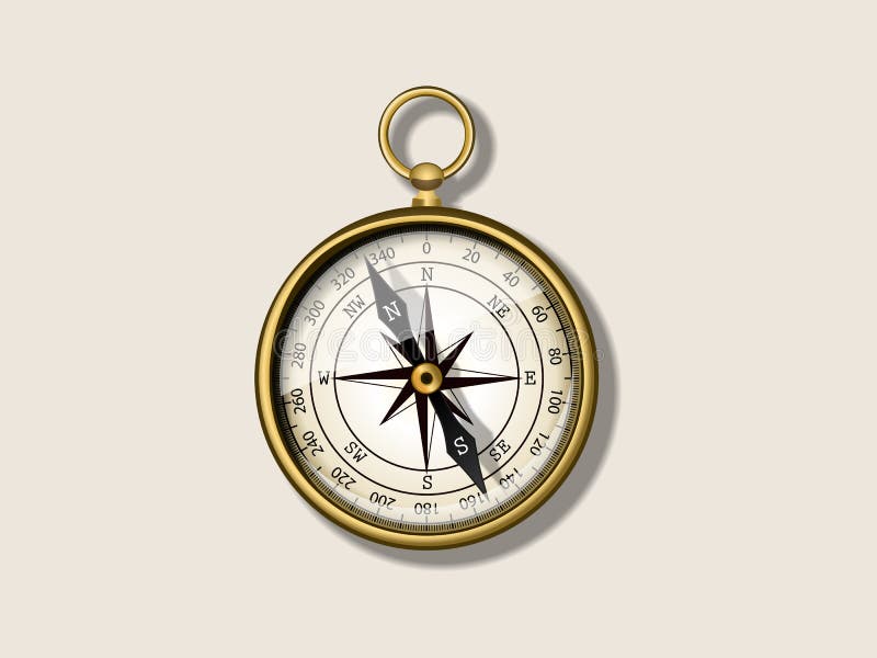 Compass (eps File Included) Stock Vector - Illustration of direction ...