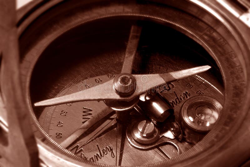 Antique compass stock image. Image of discovery, direction - 40855145