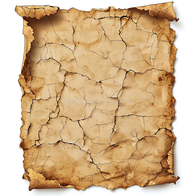Antique Cracked Parchment Paper Texture a HighResolution Image of Aged ...