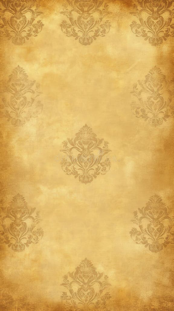 Antique Damask Patterned Paper Texture Stock Image - Image of shabby ...