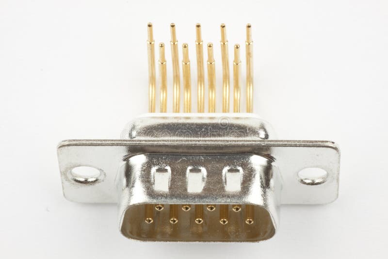 Antique data connector stock image. Image of isolated - 14000515