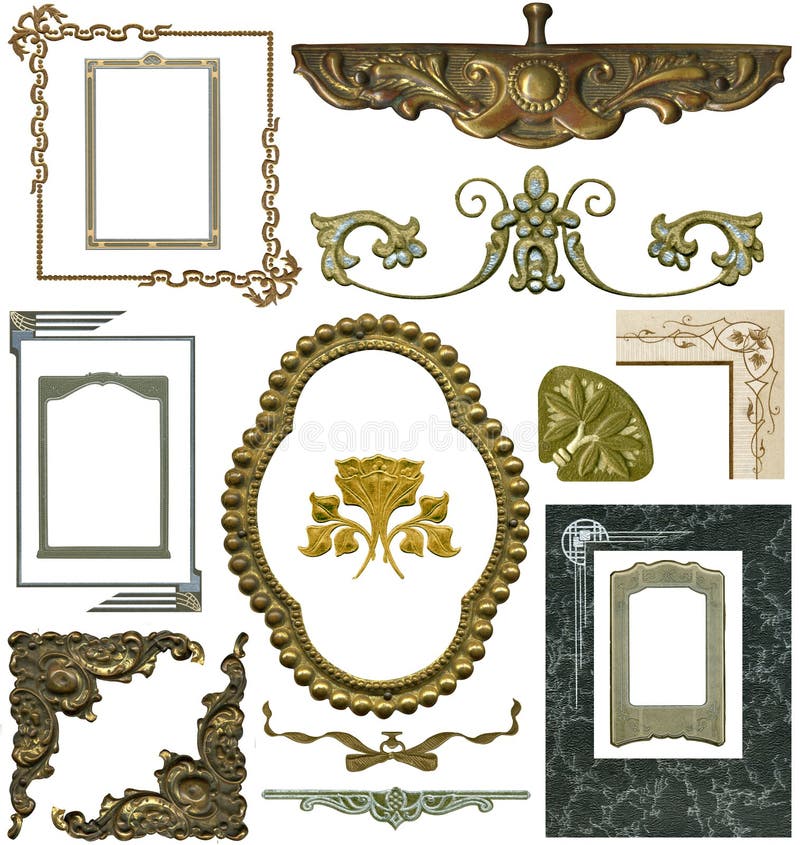 Antique design elements 2 stock photo. Image of parchment - 306064