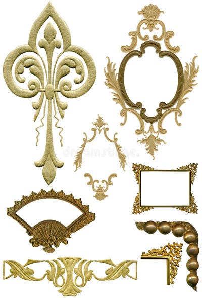 Antique design elements 5 stock image. Image of nostalgia - 509359
