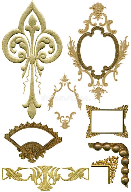 Antique design elements 5 stock image. Image of nostalgia - 509359