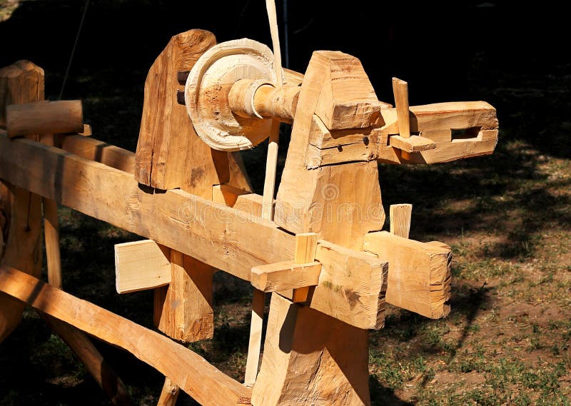 Vintage wooden machine stock photo. Image of retro, colors - 151360246