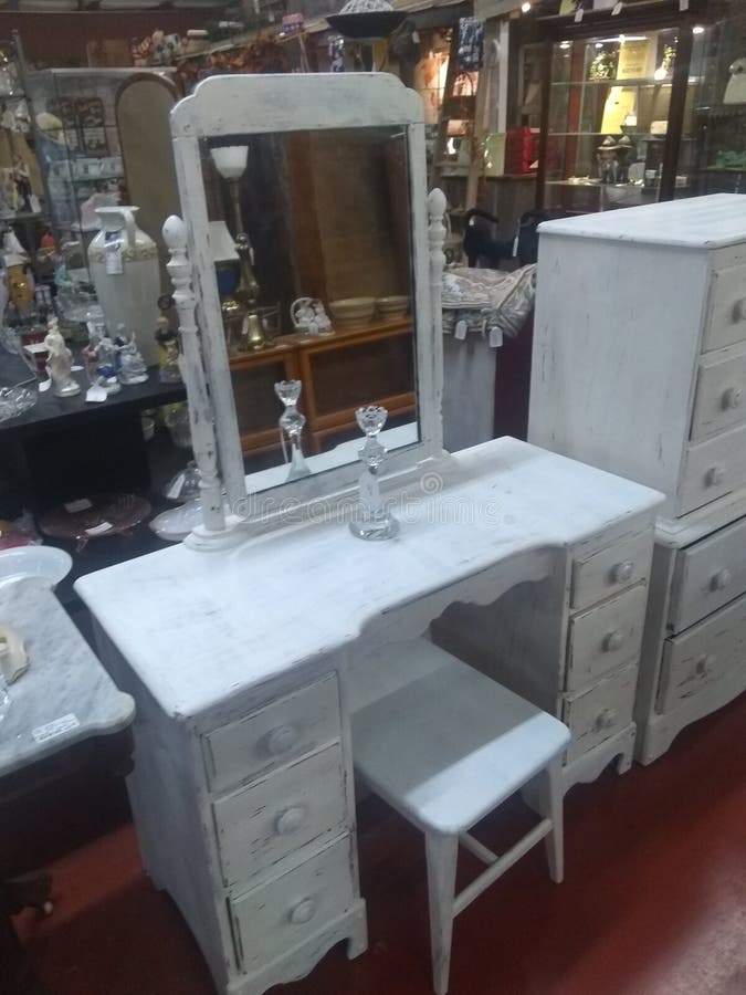 Antique Distressed Vanity stock photo. Image of vanity - 159625776