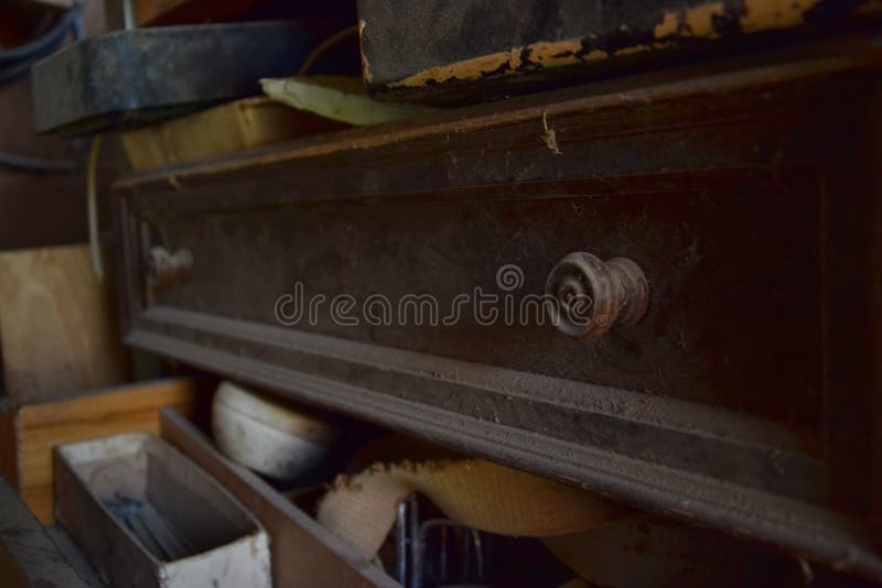 Antique Dusty Drawer Old Workshop Stock Photos - Free & Royalty-Free ...