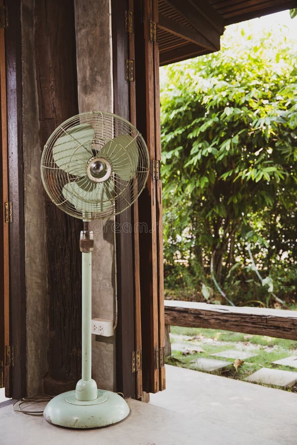 Antique Electric Fan - Stock Image Stock Image - Image of people ...
