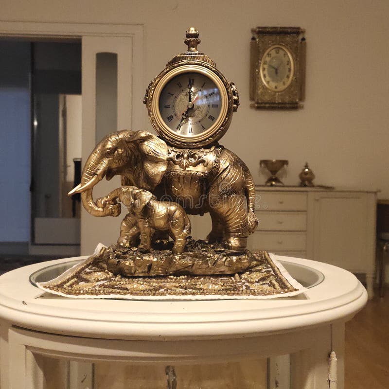 Antique Elephant Brass Lighter Stock Photo - Image of animal, material: 6214104