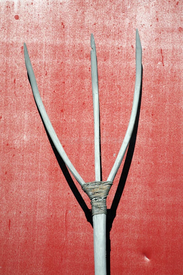 Antique european Pitchfork stock image. Image of supply - 9396703
