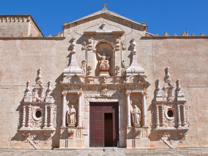Antique Facade of an Old Building Stock Image - Image of exterior ...