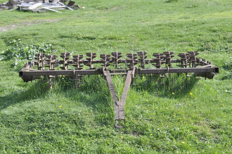 Antique farming plough stock image. Image of brown, farming - 31281967