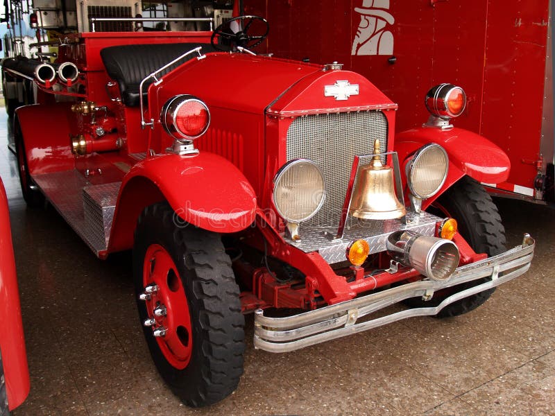 Antique Firetruck Bell stock image. Image of engine, vintage - 31355307