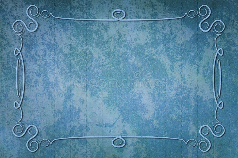 Antique Frame on Background with Texture Stock Illustration ...