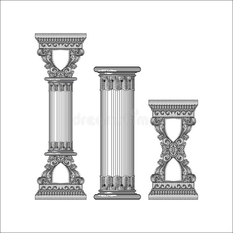 Pillar Frame Stock Illustrations – 3,441 Pillar Frame Stock ...