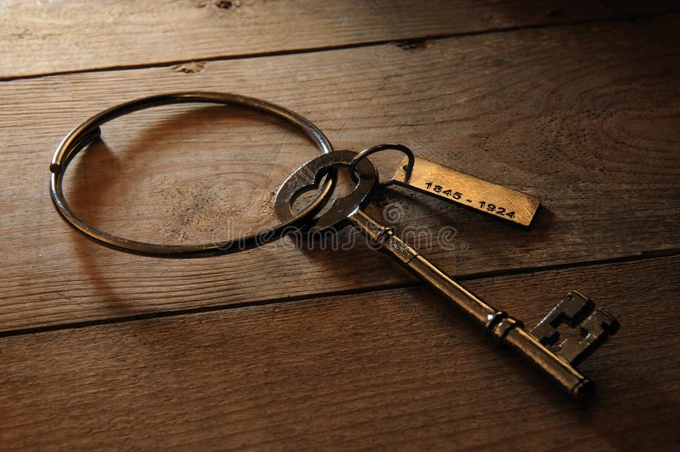 Antique Gaoler s key stock photo. Image of huge, home - 9831750
