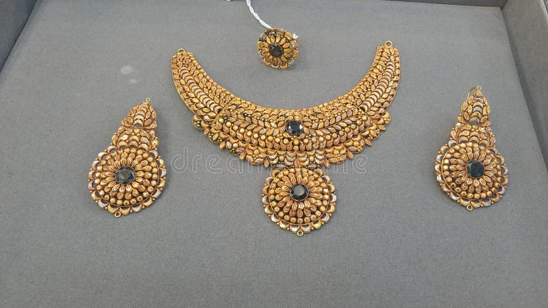 Antique Gold Jewellery Design 2023 Stock Photo - Image of design, 2023: ...