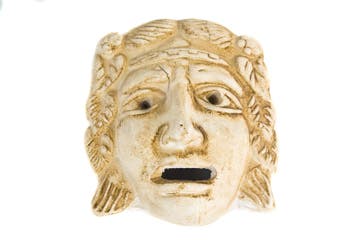 Antique greek mask stock photo. Image of greek, candid - 3530928