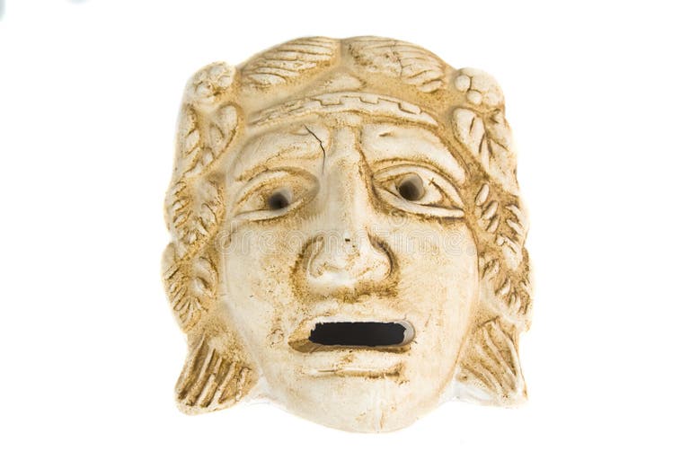 Antique greek mask stock photo. Image of greek, candid - 3530928