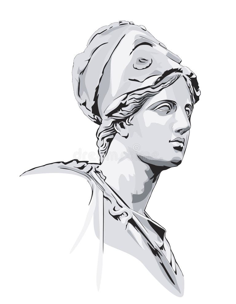 Antique Statue Sculpture Stock Illustrations – 24,344 Antique Statue ...