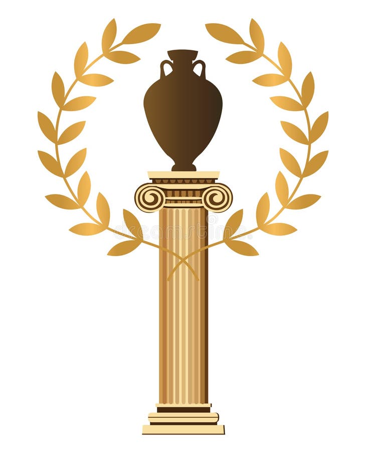 Antique Greek Symbols stock vector. Illustration of corinthian - 24542029