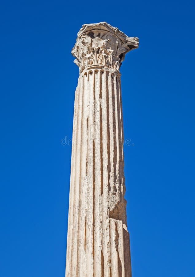 Detail of Antique Greek Temple Columns Stock Image - Image of parthenon ...