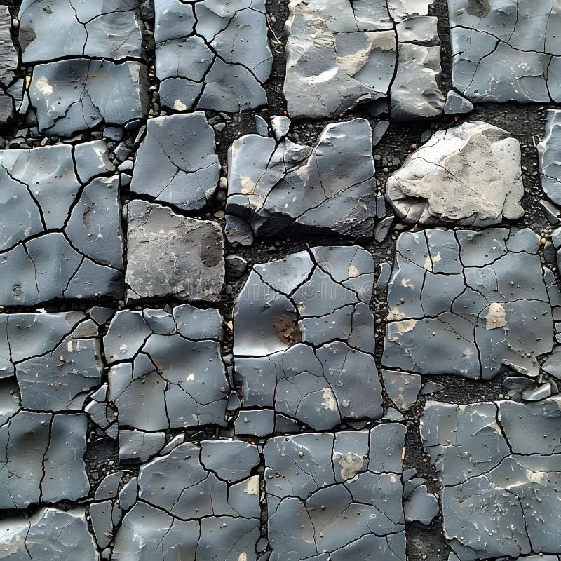 Antique Grey Stone Floor with Intricate Patterns and Rustic Charm Stock ...