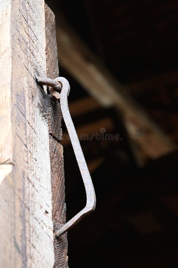 Antique Handmade Latch stock image. Image of antique - 202671095