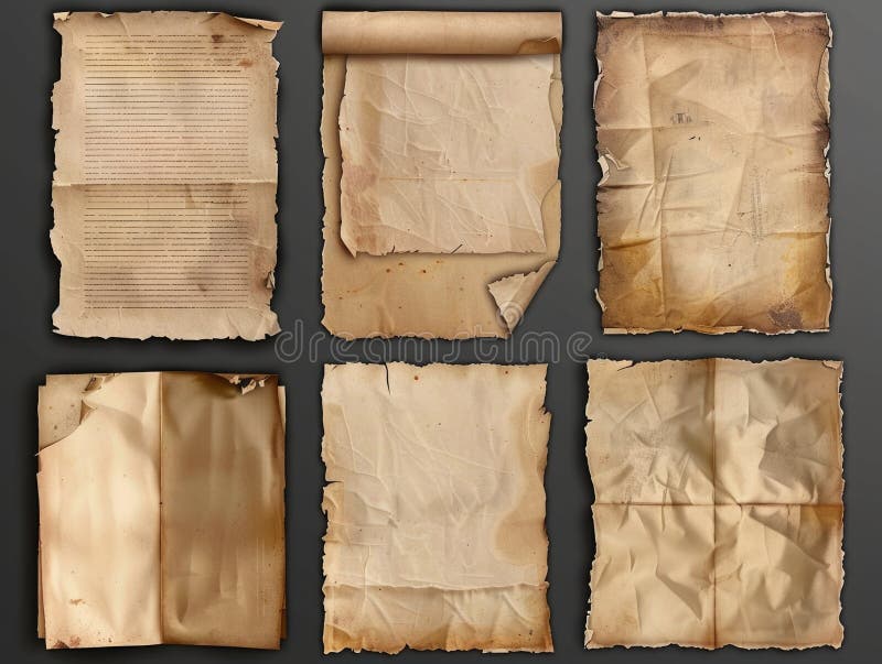 Antique Handwritten Documents Stock Image - Image of legacy, fashioned ...