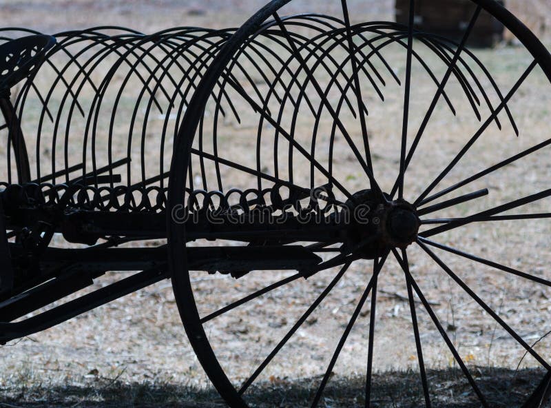 Antique hay rake stock photo. Image of agriculture, grunge - 34487240