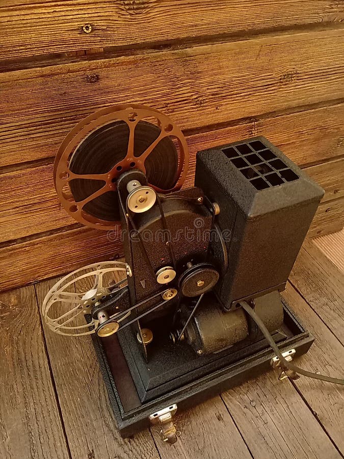 Antique Home Cinema Projector Stock Image - Image of antiqueprojector ...
