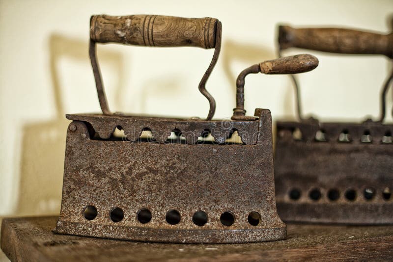 Antique Iron stock image. Image of heavy, rust, ddomestic - 41982415