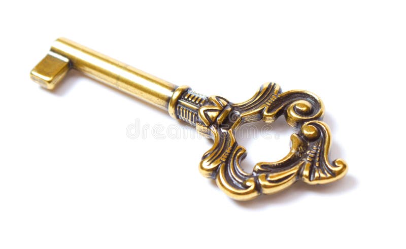 Antique key stock image. Image of close, background, security - 17803907