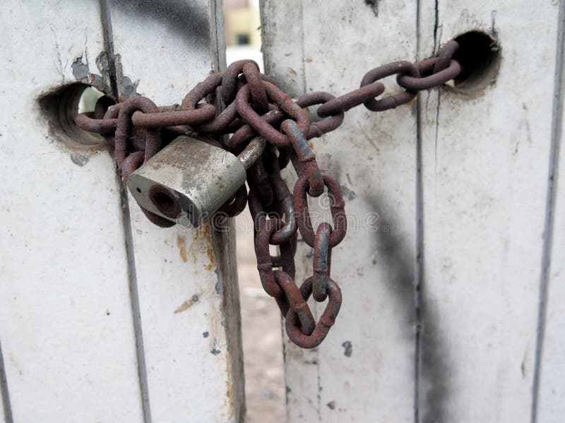 Antique key lock chain stock photo. Image of home, chain - 71102702