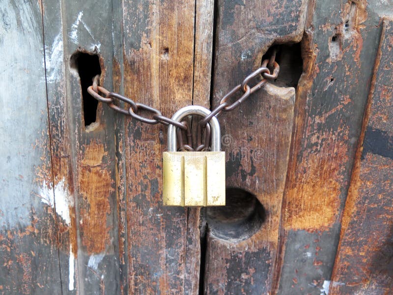 Antique key lock chain stock image. Image of keyhole - 71102811