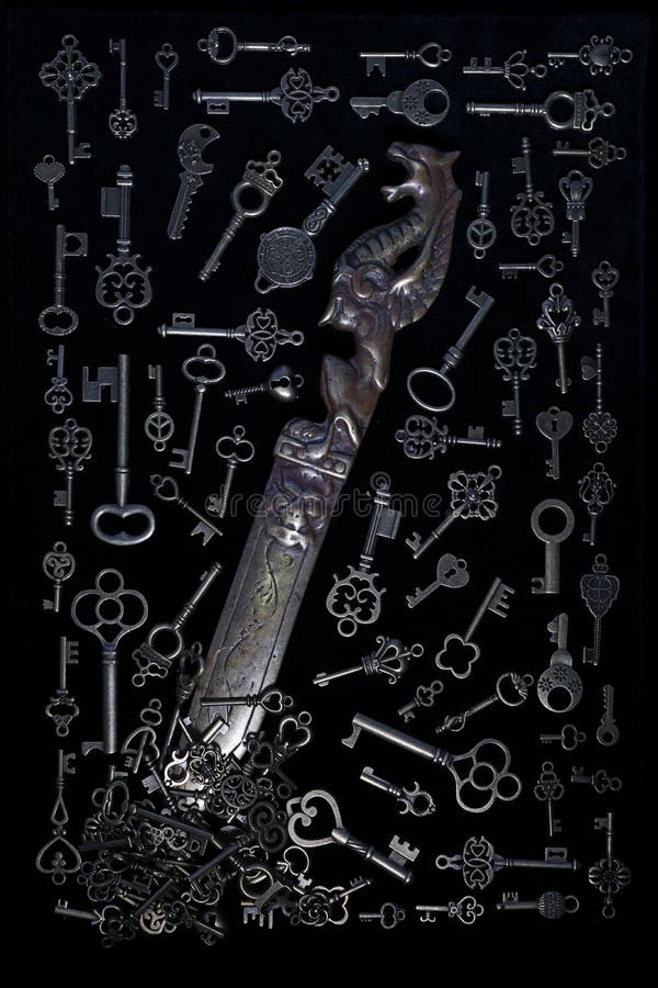 Antique Keys stock photo. Image of textures, manmade - 201434226