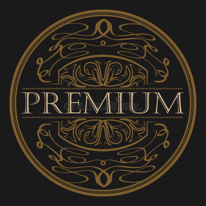 Antique Label, Vintage Frame Design, Retro Logo. Stock Vector ...