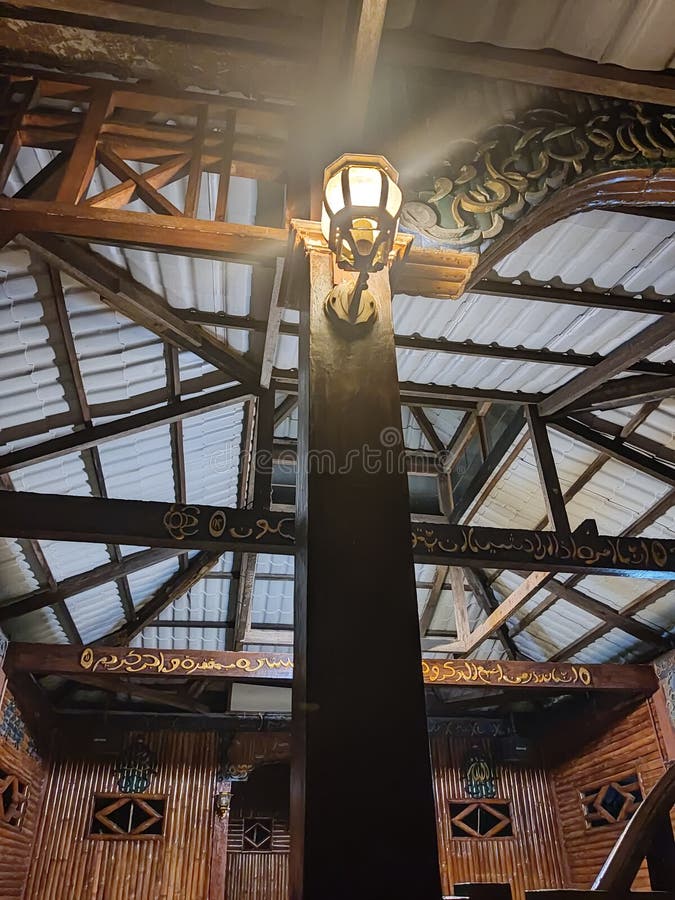 Bamboo Mosque, South Kalimantan, Indonesia Stock Photo - Image of town ...