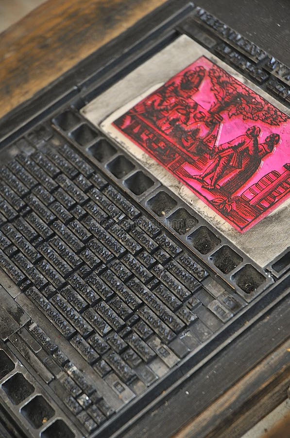 Letterpress stock image. Image of font, equipment, blocks - 49207543