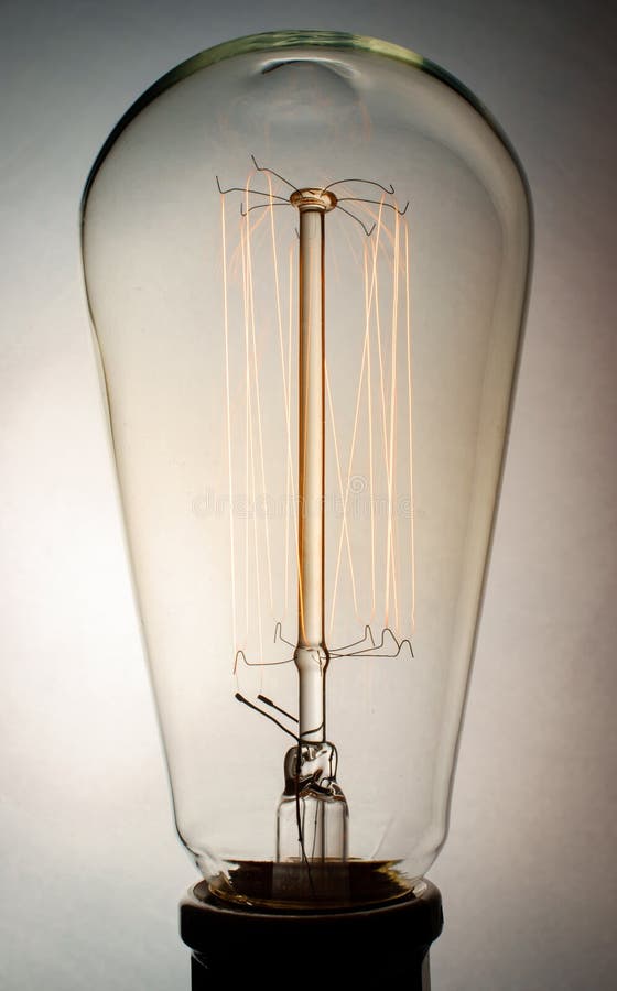 Antique Light Bulbs stock image. Image of brass, restoration - 130633627