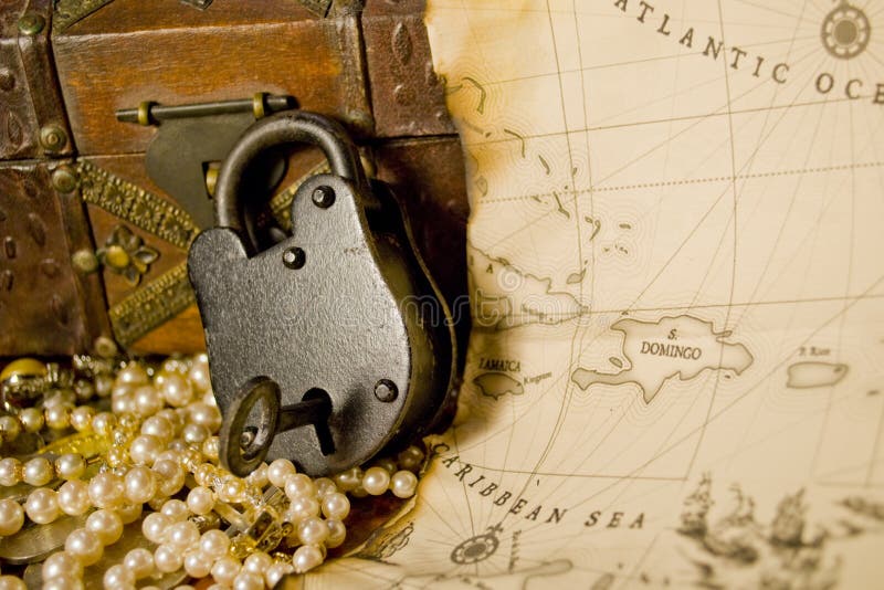 Antique Lock stock image. Image of chest, secure, vintage - 31376471